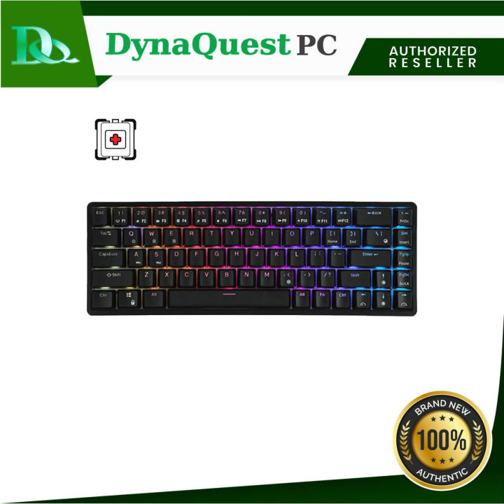 RK Royal Kludge G68 Tri-Mode RGB 68-Keys Black [Switch: Red | Brown ...