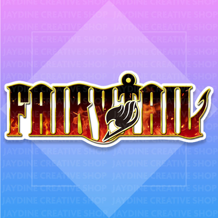 FAIRYTAIL LOGO - Anime laminated vinyl sticker 100% waterproof | Lazada PH