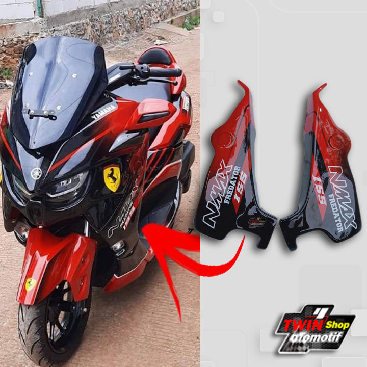 COVER SEIN DEPAN NMAX NEW, BODY PREDATOR ALL NEW NMAX | Lazada Indonesia