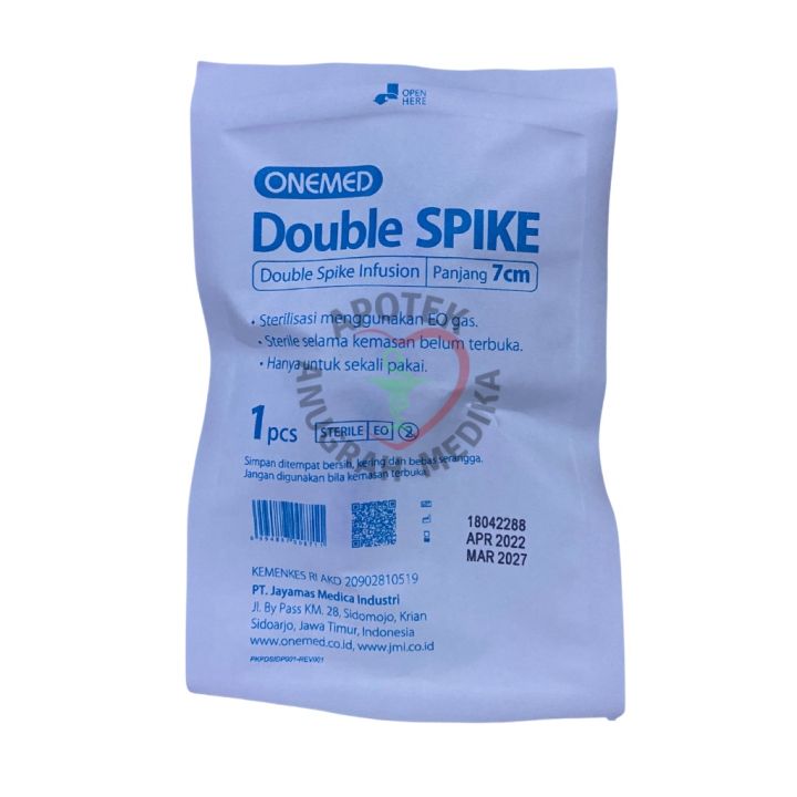 Double Spike Infusion Onemed Alat Penusuk Botol Cairan Infus | Lazada ...