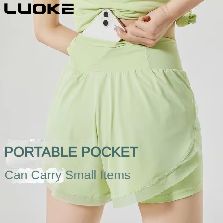 Luoke แห้งเร็ววิ่งแบดมินตันผู้หญิงชุดลูกบอลยางเล็กฤดูร้อนชุดออกกำลังกาย ...