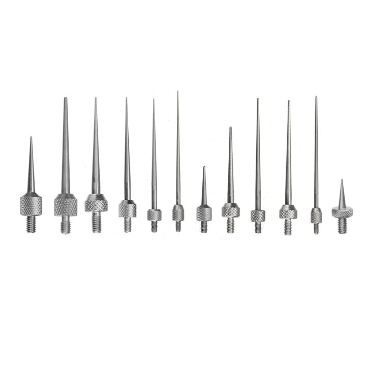 R0.15/R0.2/R0.3/R0.4 Thread Tip Needles,Indicator probes,pointed end contact points for Dial ...