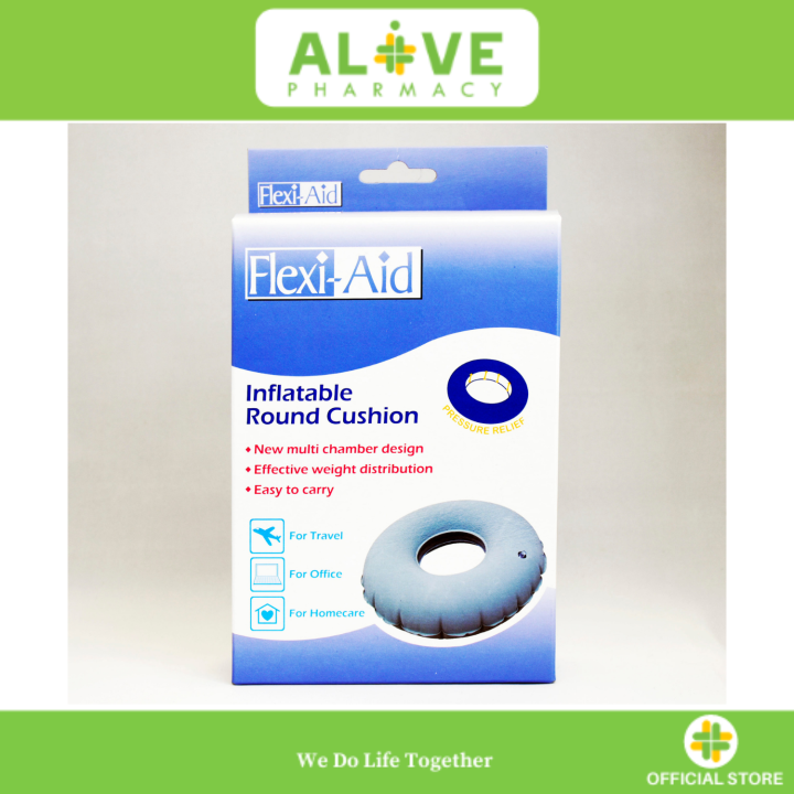 FLEXI-AID INFLATABLE ROUND CUSHION | Lazada