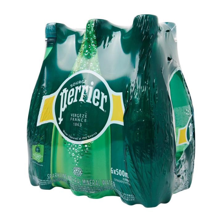 Perrier Sparkling Natural Mineral Water - 6 x 500ML | Lazada Singapore