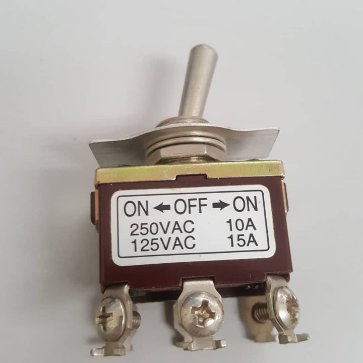 TOGGLE SWITCH 6 TERMINAL ON/OFF/ON | Lazada