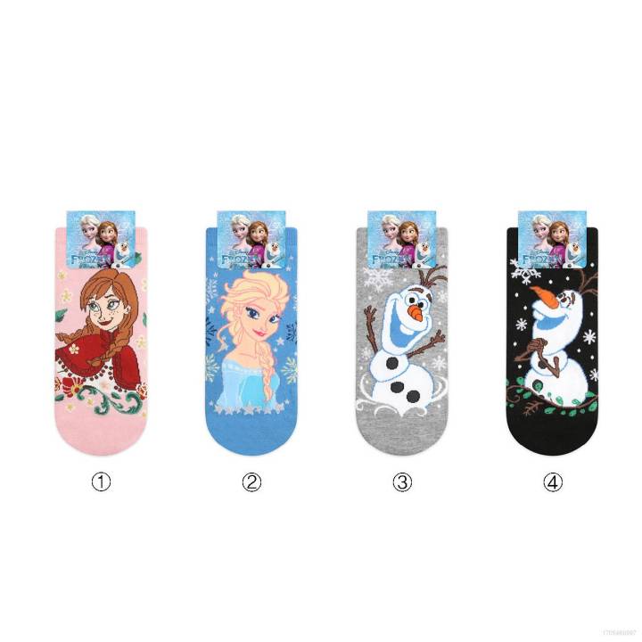 LZ1817 Disney Frozen Korean Socks Elsa Anna Olaf Low Cut Low top sock ...