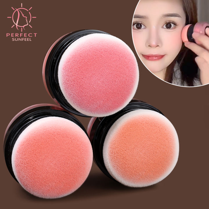 Blusher Powder Brightening Complexion Portable Blush Long-Lasting Oil ...