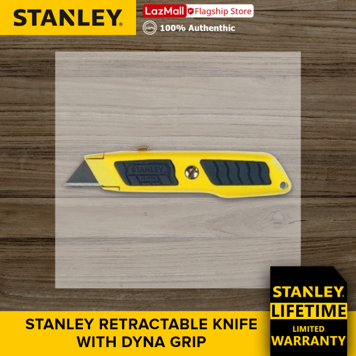 Stanley Knife Utility Retractable Dynagrip 144mm [Lifetime Warranty ...