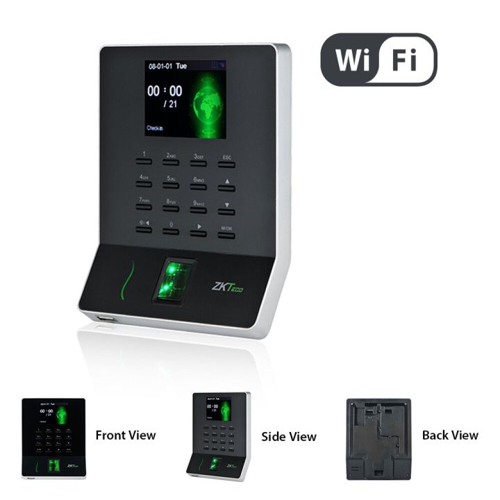 ZKTeco Fingerprint Attendance Machine Biometrics Punch Card Machine ...