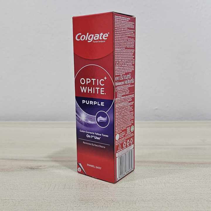 Colgate Optic White Purple 100 g ยาสีฟัน คอลเกต อ๊อพติค ไวท์ เพอร์เพิล ...