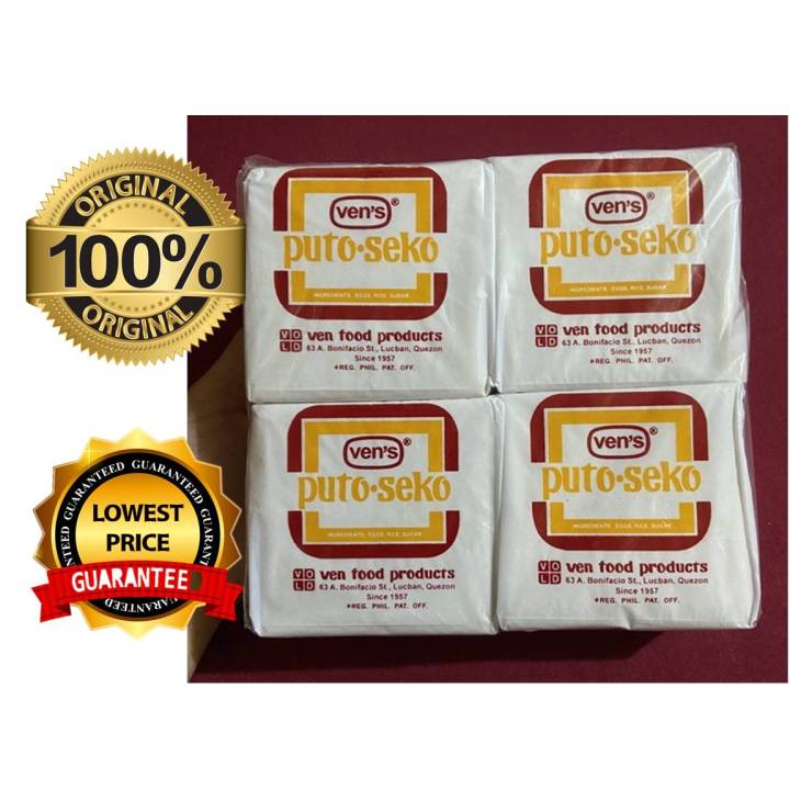 Ven's Puto Seko | 4 pack inside | Authentic product of Lucban Quezon ...