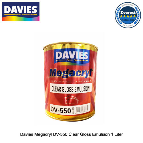 Davies Megacryl DV-550 Clear Gloss Emulsion 1 Liter | Lazada PH
