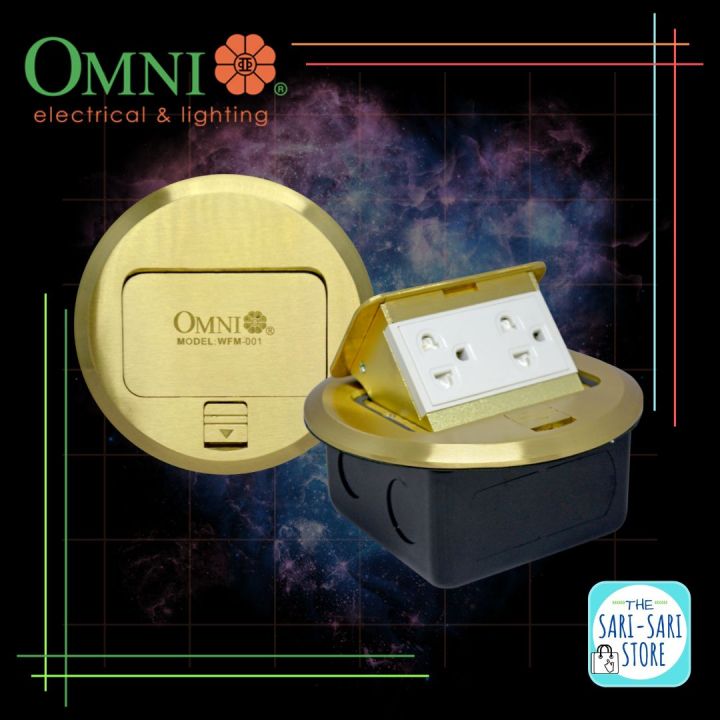 Omni Universal Outlet, Pop-up Floor Mounted Duplex Outlet ,Circle and ...
