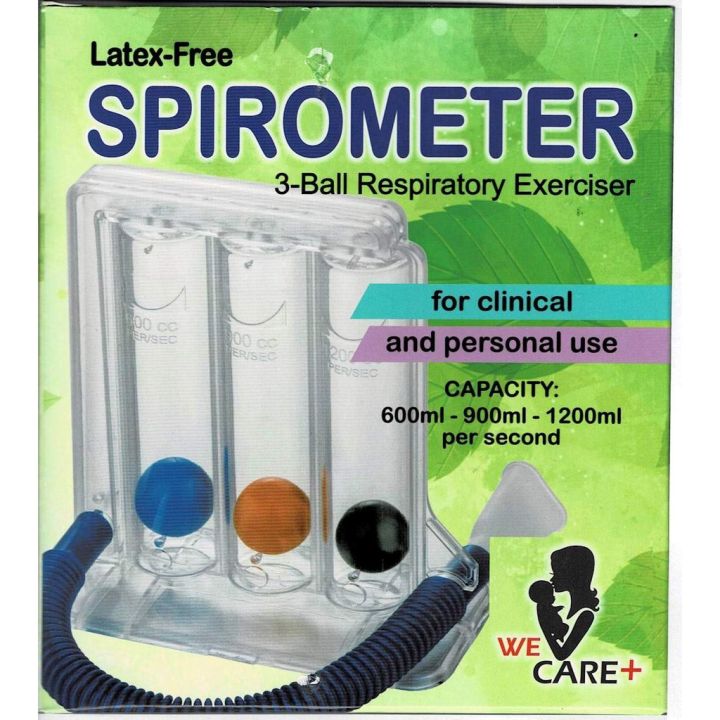 incentive Spirometer Latex free Lungs Exerciser breathing exerciser ...