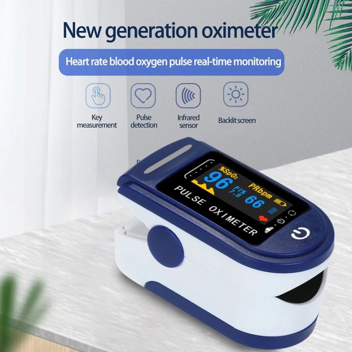 Portable Fingertip Pulse Oximeter OLED Pulse Oximeter Display | Lazada PH