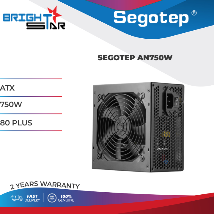 PSU / SEGOTEP AN750W (BLACK,WHITE) / ATX / 750W / 80 PLUS / 2Y WARRANTY ...