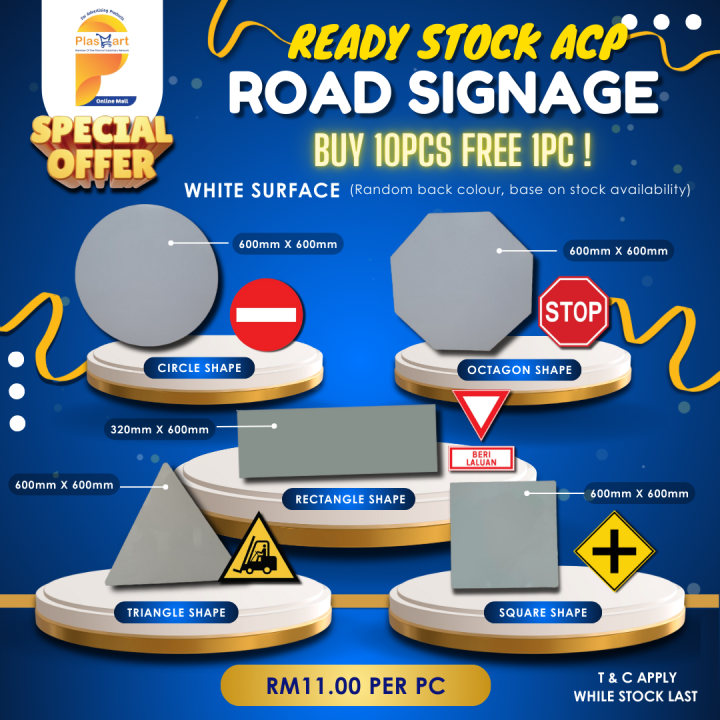 [Beli 10 Percuma 1] ACP Panel Road Sign Pelbagai Bentuk untuk Papan ...