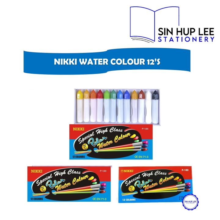 Nikki Water Colour / Poster Color P-120 / P180 / 水彩 | Lazada