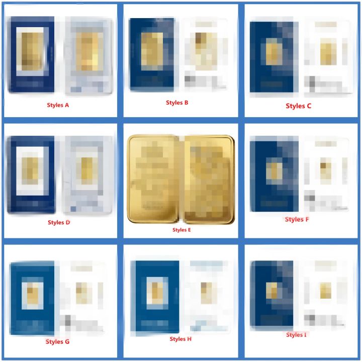 1 Oz 24K Gold -Plated Swiss Australian Gold Bar Bullion Acrylic Seal ...