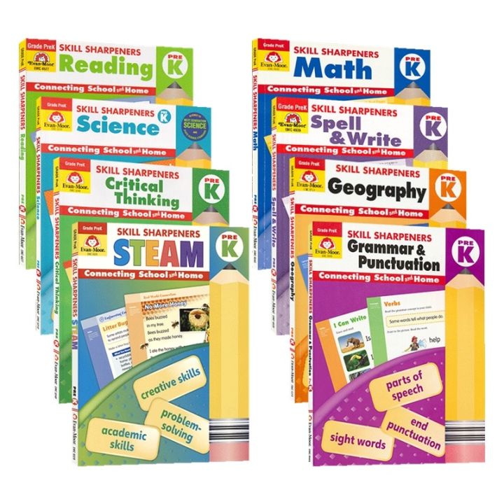 Evan moor skill sharpeners pre K California auxiliary skills pencil ...