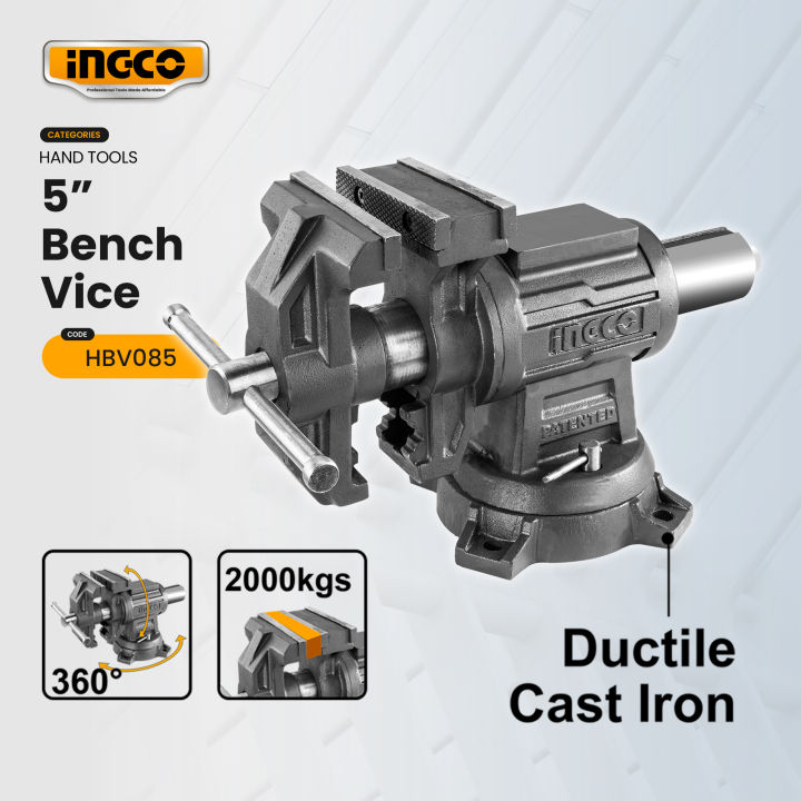 Ingco Multi-Purpose Bench Vice 5'' (125mm) HBV085 IHT | Lazada PH