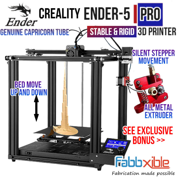 Creality 3D Ender 5 Pro 3D Printer Kits (Unassembled) | Lazada