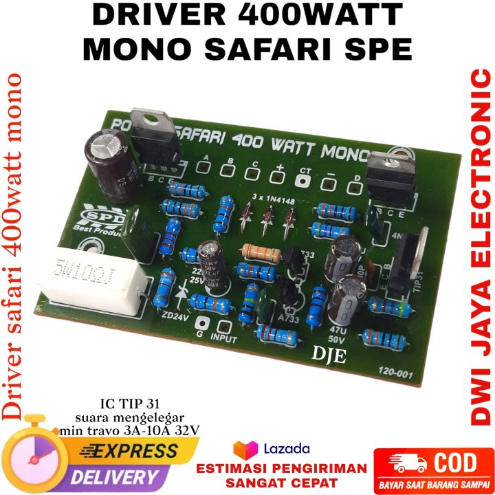 KIT DRIVER POWER SAFARI 400WATT MONO | Lazada Indonesia