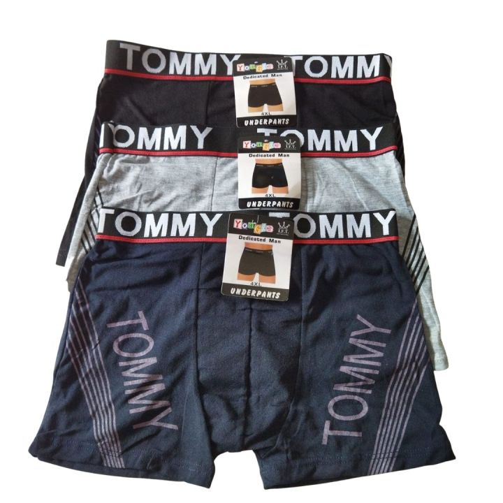 CD Boxer Pria Celana dalam Boxer Cowok Ukuran M dan L Tommy multicolor ...