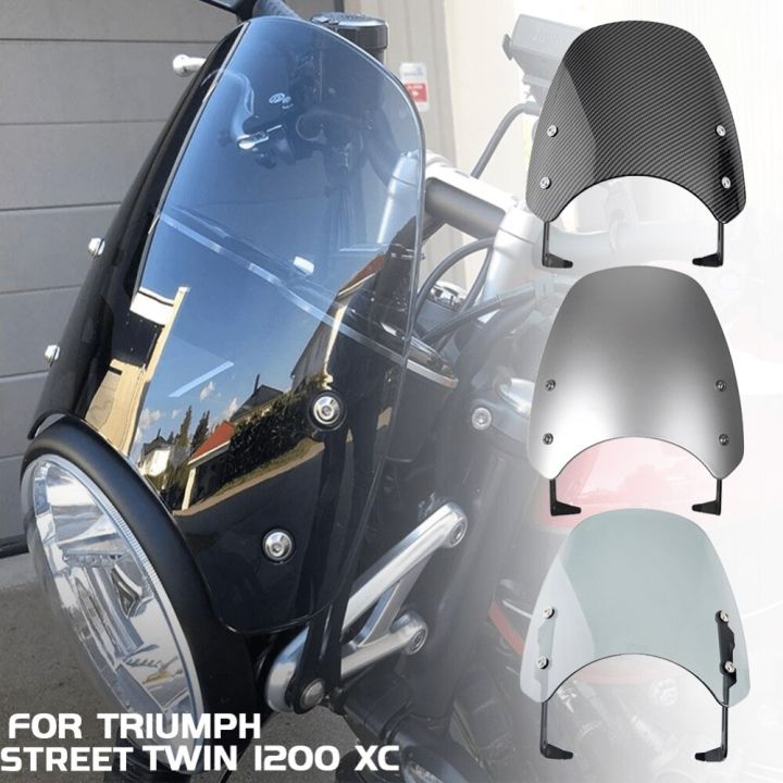 Ultrasupplier Motorcycle Windscreen Windshield Wind Deflector with ...