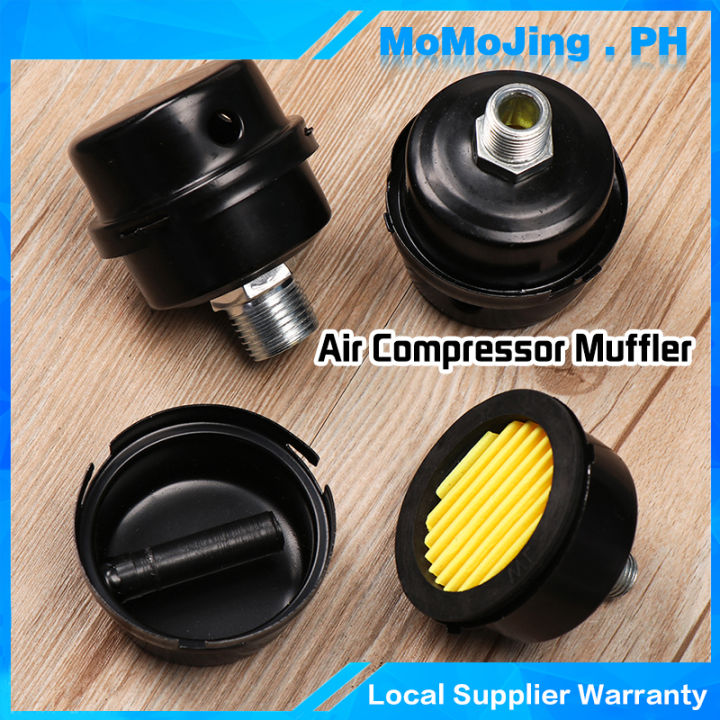 20mm Air Compressor Silencer Metal Oil-Free Muffler Air Compressor ...