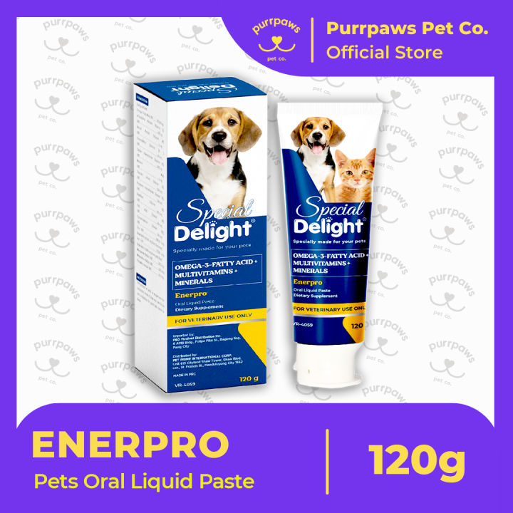 ENERPRO Pets Oral Liquid Paste Special Delight (120g) | Lazada PH