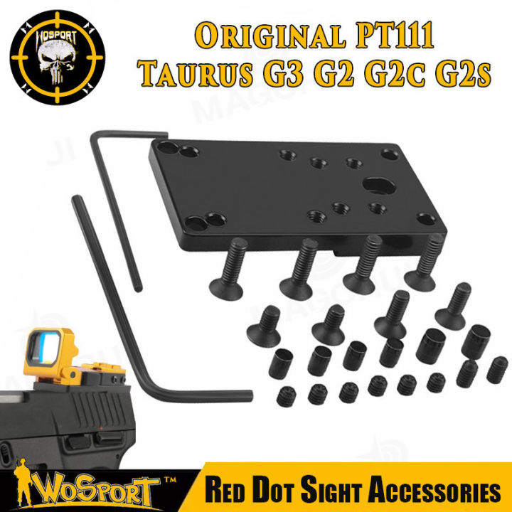 WoSporT Taurus Original G3 G2 G2c G2s PT111 Rear Sight Plate Base Mount ...