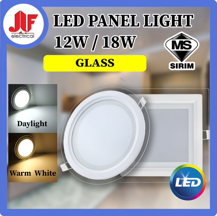 [SIRIM] Designer LED Glass Downlight 12W/18W | Round / Square ...