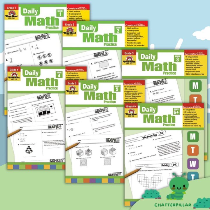 Daily Math Practice (Grade 1 to 6+) | Lazada PH