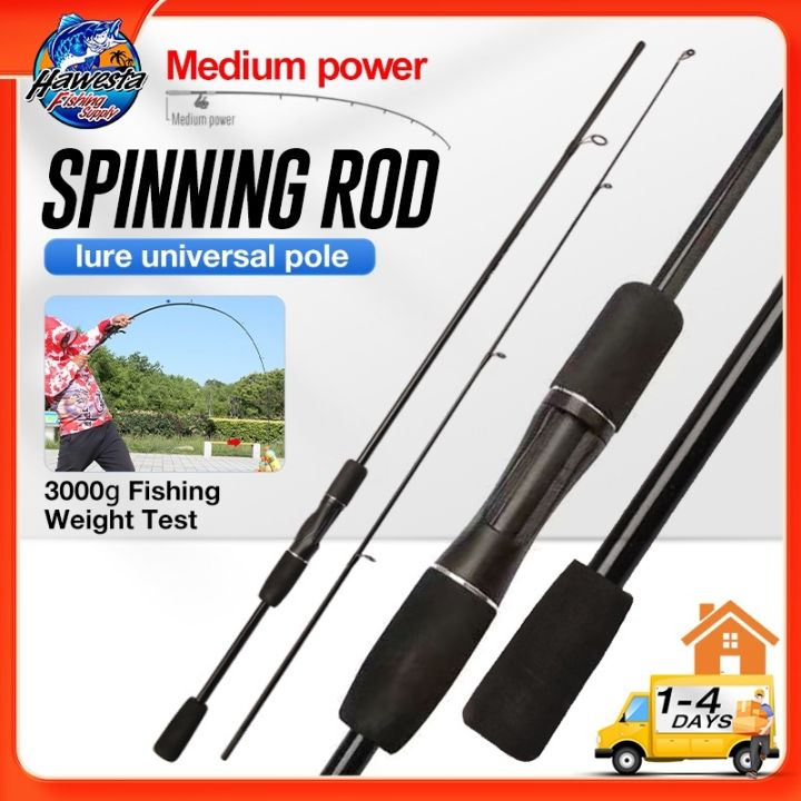 Hawesta 1.65M 1.8M 2.1M ultralight fishing rod M fishing rod adjustable insertion Lure rod 2 ...