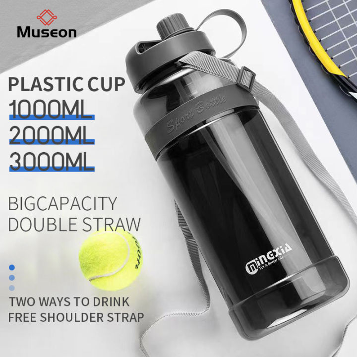 Large Capacity Water Bottle Large Sports Water Bottle Outdoor Travel Portable Leak-proof Bottle ...