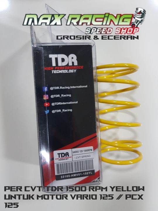 Per CVT TDR 1500 RPM Yellow Vario 125 Fi | Lazada Indonesia