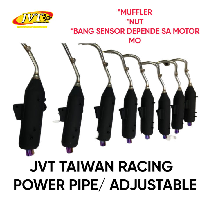 JVT POWER PIPE V3 ADJUSTABLE FOR CLICK /NMAX/AEROX/SPORTY/ADV/PCX ...