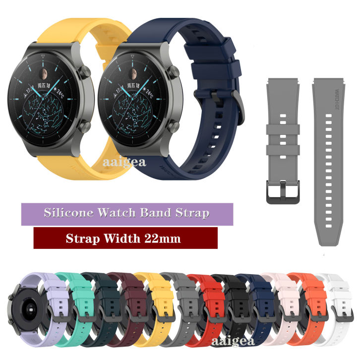 22mm Silicone Sport Strap Band For Huawei Watch Gt4 46mm Gt3 Se Gt2 Gt