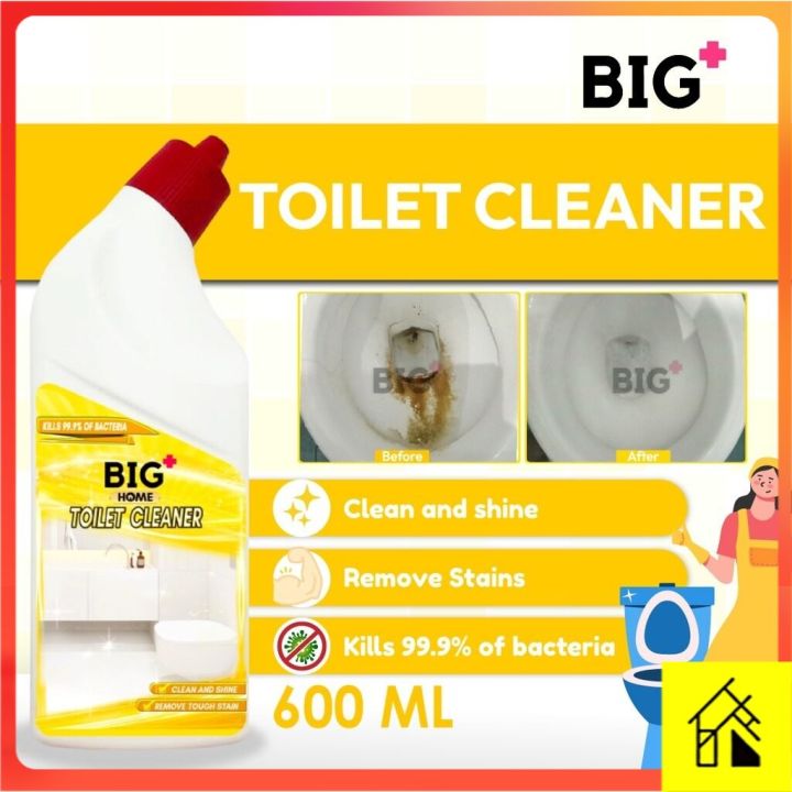 (🇲🇾READY STOCK) BIG+ Toilet Cleaner (600ml) Remove Stain on Toilet Bowl ...