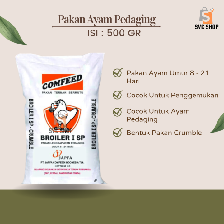 Pakan Ayam Broiler BR 1 SP Japfa / Makanan Ayam Pedaging Pakan Ayam ...