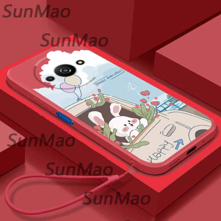 Casing Redmi A3 phone case Camera Full Package Square protective cover ...