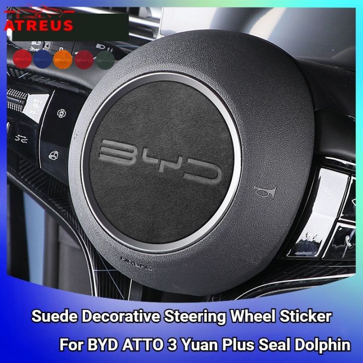 For BYD ATTO3 Yuan PLus Seal Dolphin EVCar Steering Wheel Center ...