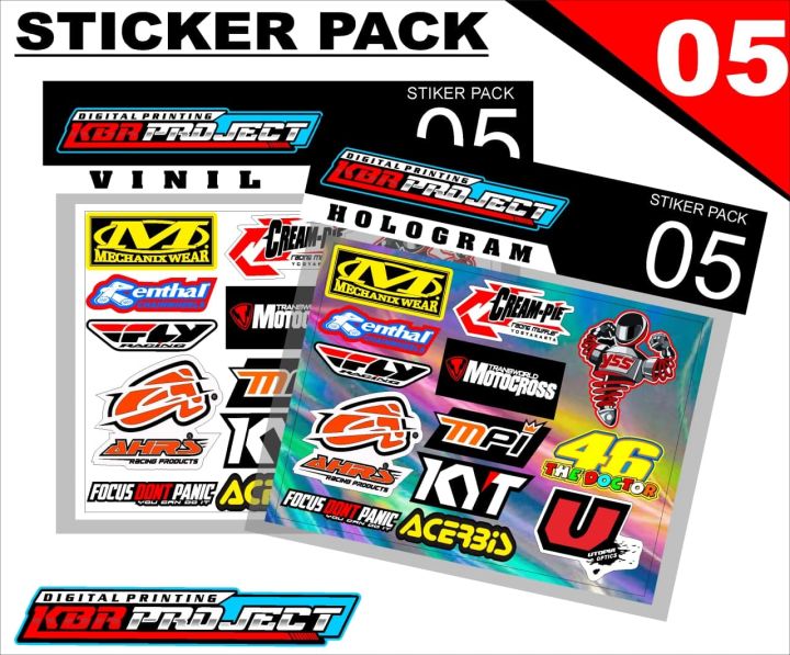 Sticker Pack - Sticker Pack Variasi List Sticker Pack.05 Design KBR ...