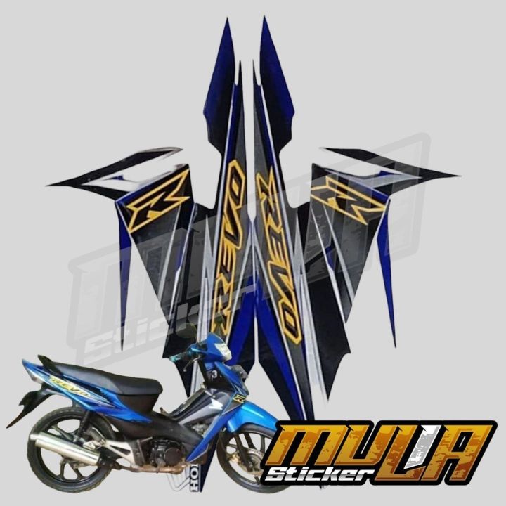 STICKER STIKER POLET LIS STRIPING MOTOR FULL BODY HONDA REVO R REVO ...