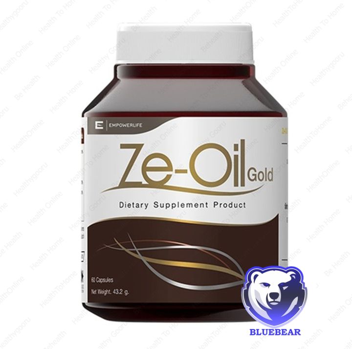Ze-Oil Gold ซีออยล์ น้ำมันสกัดเย็นจากธรรมชาติ 4 ชนิด ซีออยล์ (60 แคปซูล ...