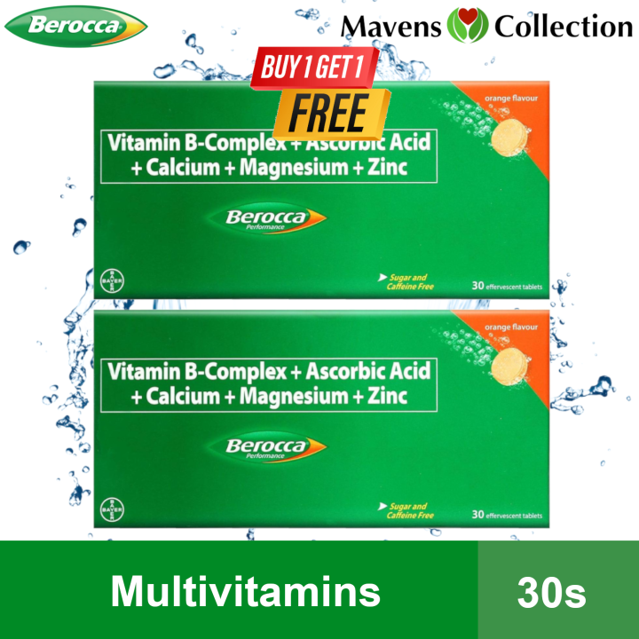 (Buy 1 Take 1) Berocca Orange Flavour Performance Vitamin B-Complex ...