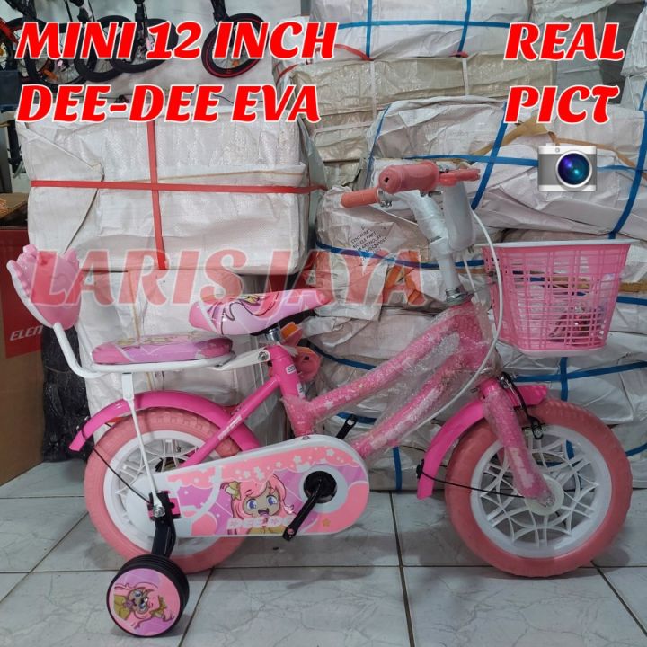 sepeda anak perempuan 12 inch , mini 12 dee-dee BAN EVA, sepeda anak ...