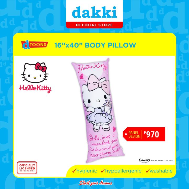 Dakki 16" x 40" Hello Kitty Shine Body Pillow | Lazada PH