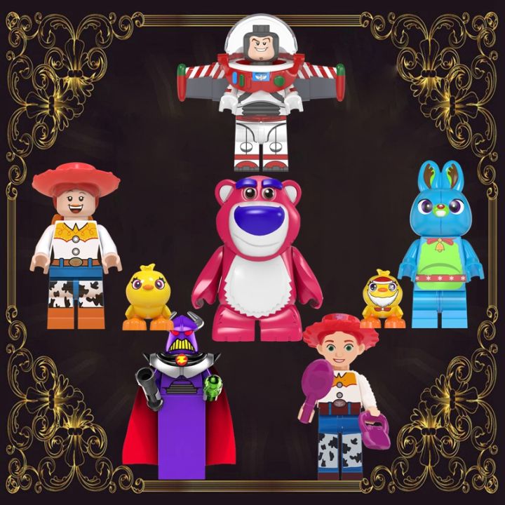 Toy Story Buzz Lightyear Jessie Woody Minifigures Bricks Birthday Gift ...
